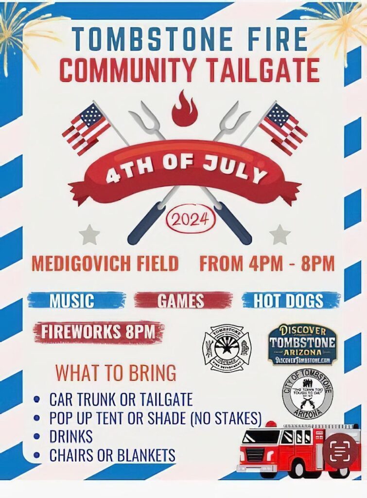 Tombstone Fire Community Tailgate ⋆ Discover Tombstone Arizona